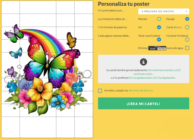 Block Posters: Convierte imágenes en carteles gigantes - EsquinaWeb