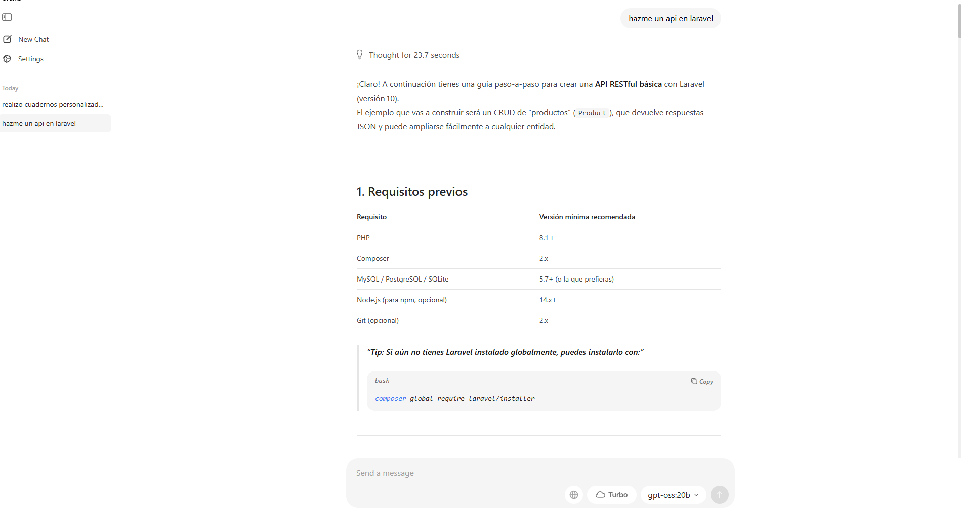 Ollama - Modelos gpt-oss:20b y gpt-oss:120b - EsquinaWeb